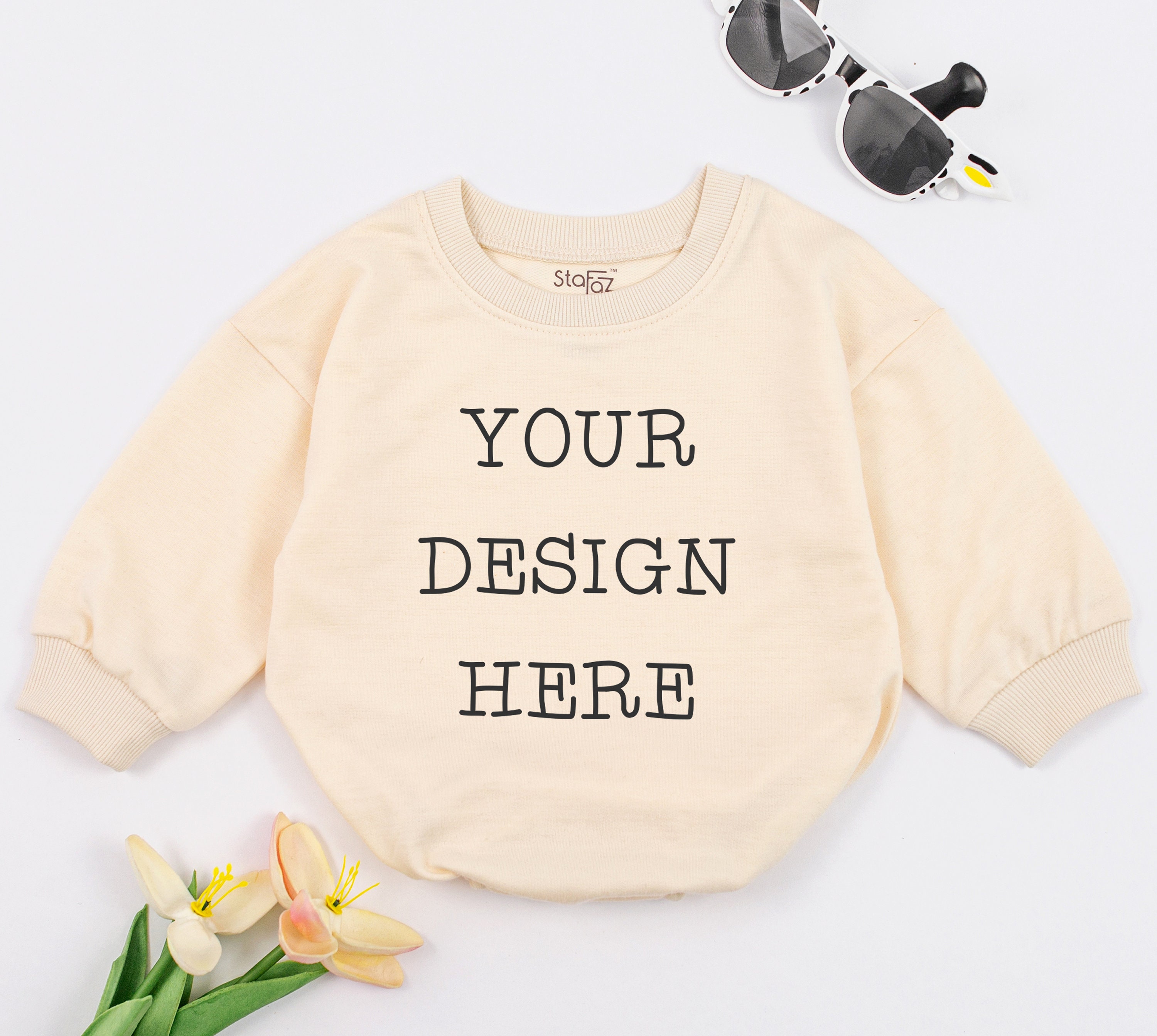 Bubble Baby Romper Your Logo With Custom Text Baby Clothes, Gift for ...