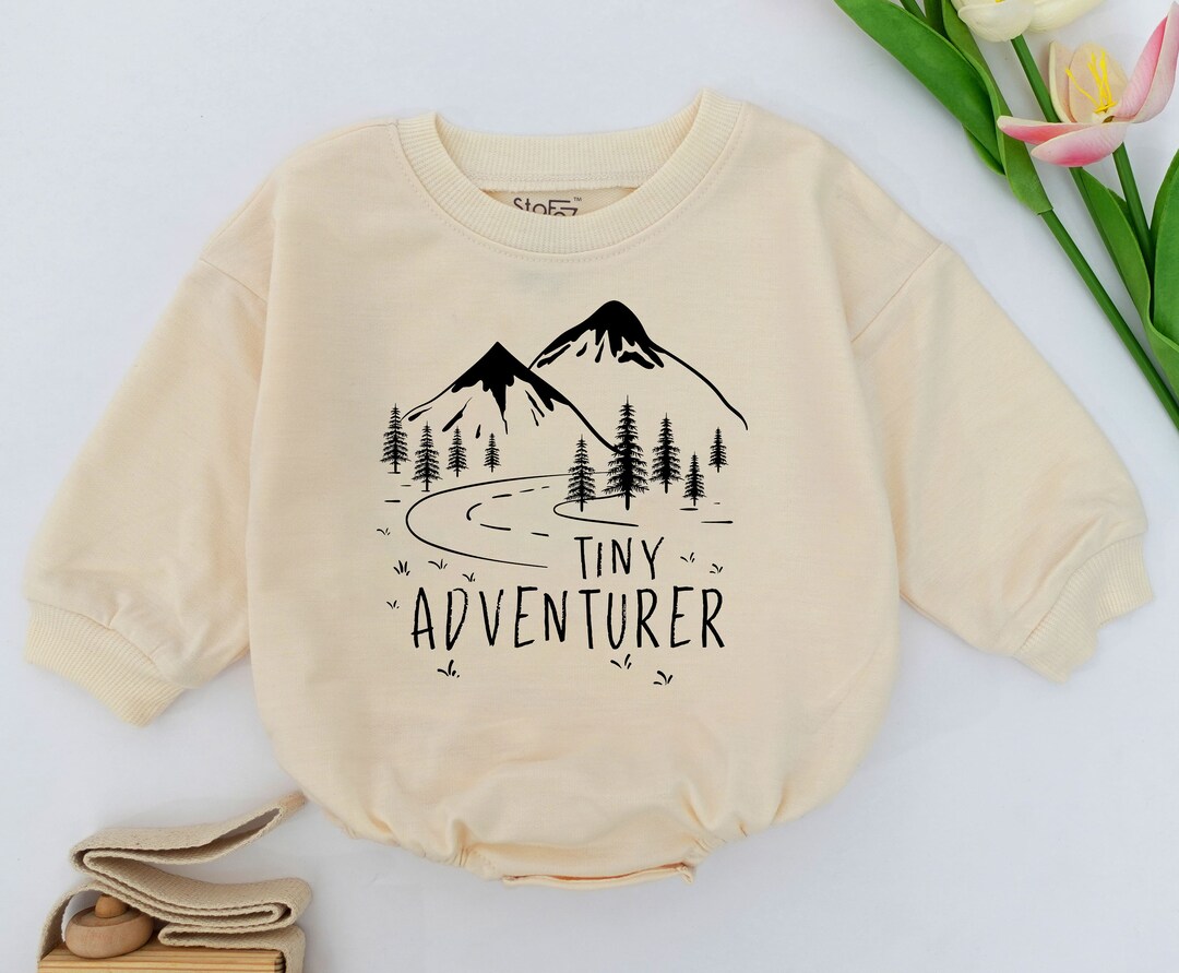 Tiny Adventurer Baby Romper, Adventure Baby Outfit, Forest Clothes ...