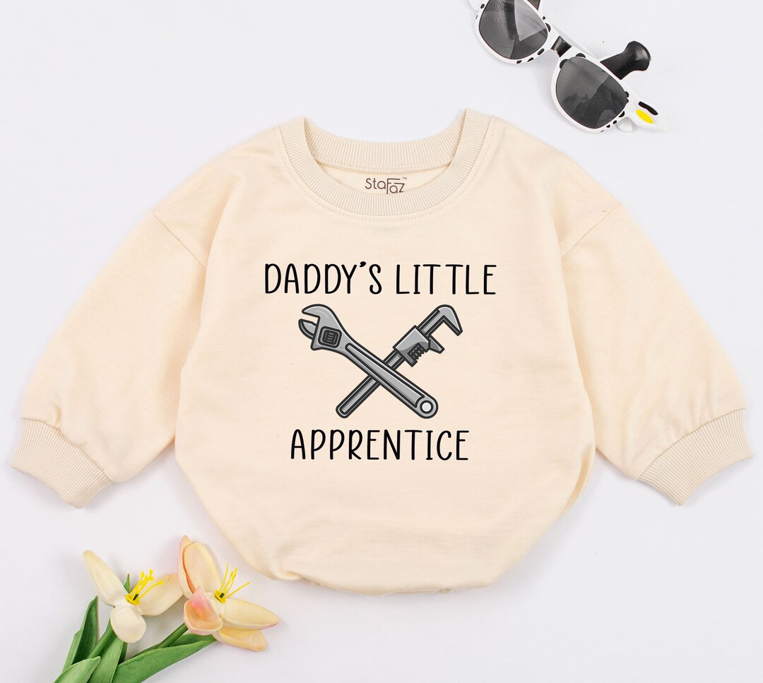 Daddy's Little Apprentice Baby Romper, Plumber Baby Gift, Union Baby ...