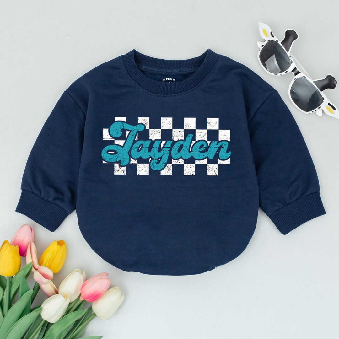 Personalized Name Bubble Baby Romper, Custom Name Baby Bodysuit, Baby ...