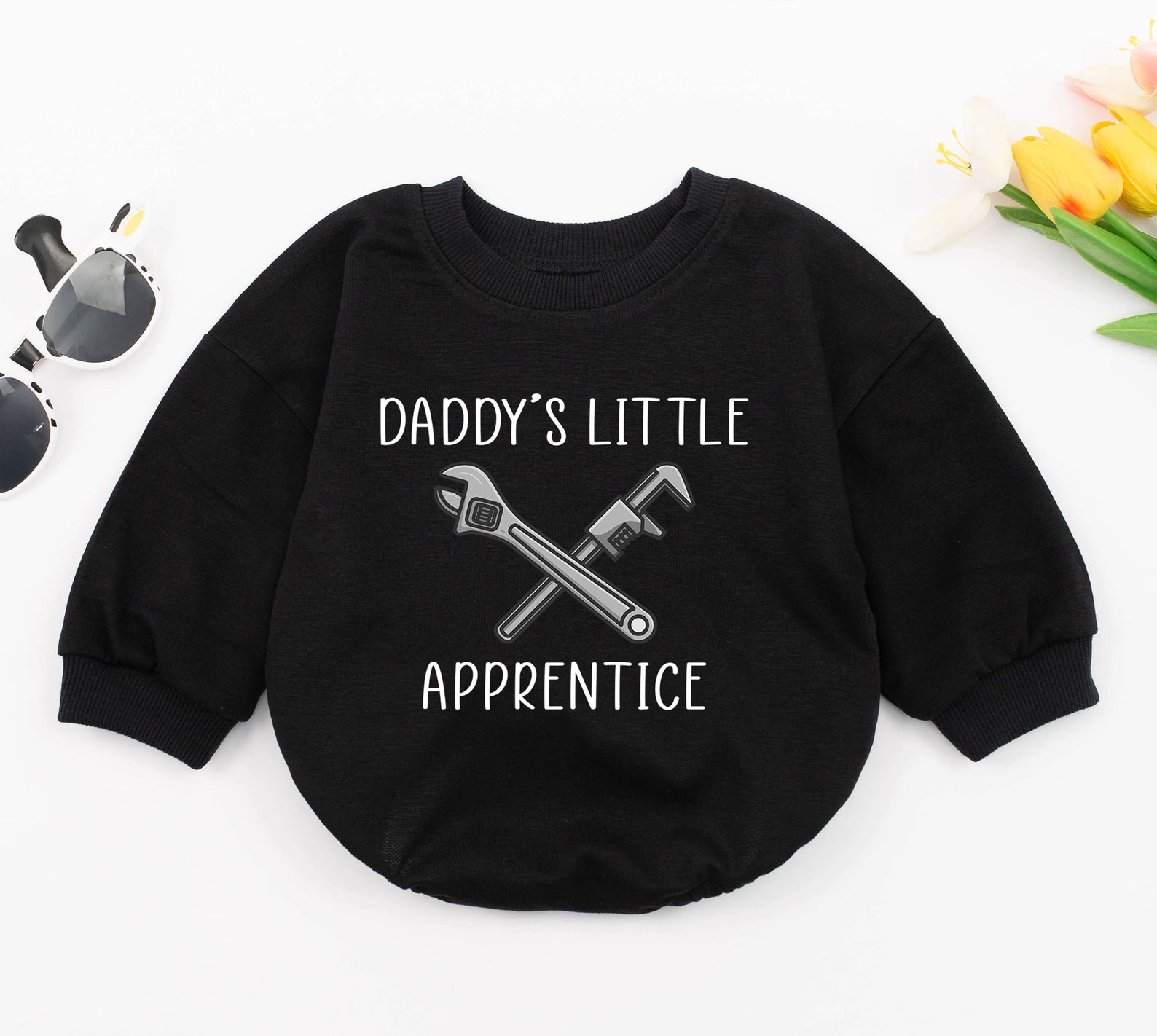 Daddy's Little Apprentice Baby Romper, Plumber Baby Gift, Union Baby ...
