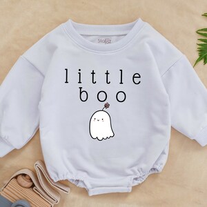 Little Boo Baby Romper, Bubble Romper, Toddler Baby Halloween Bodysuit ...