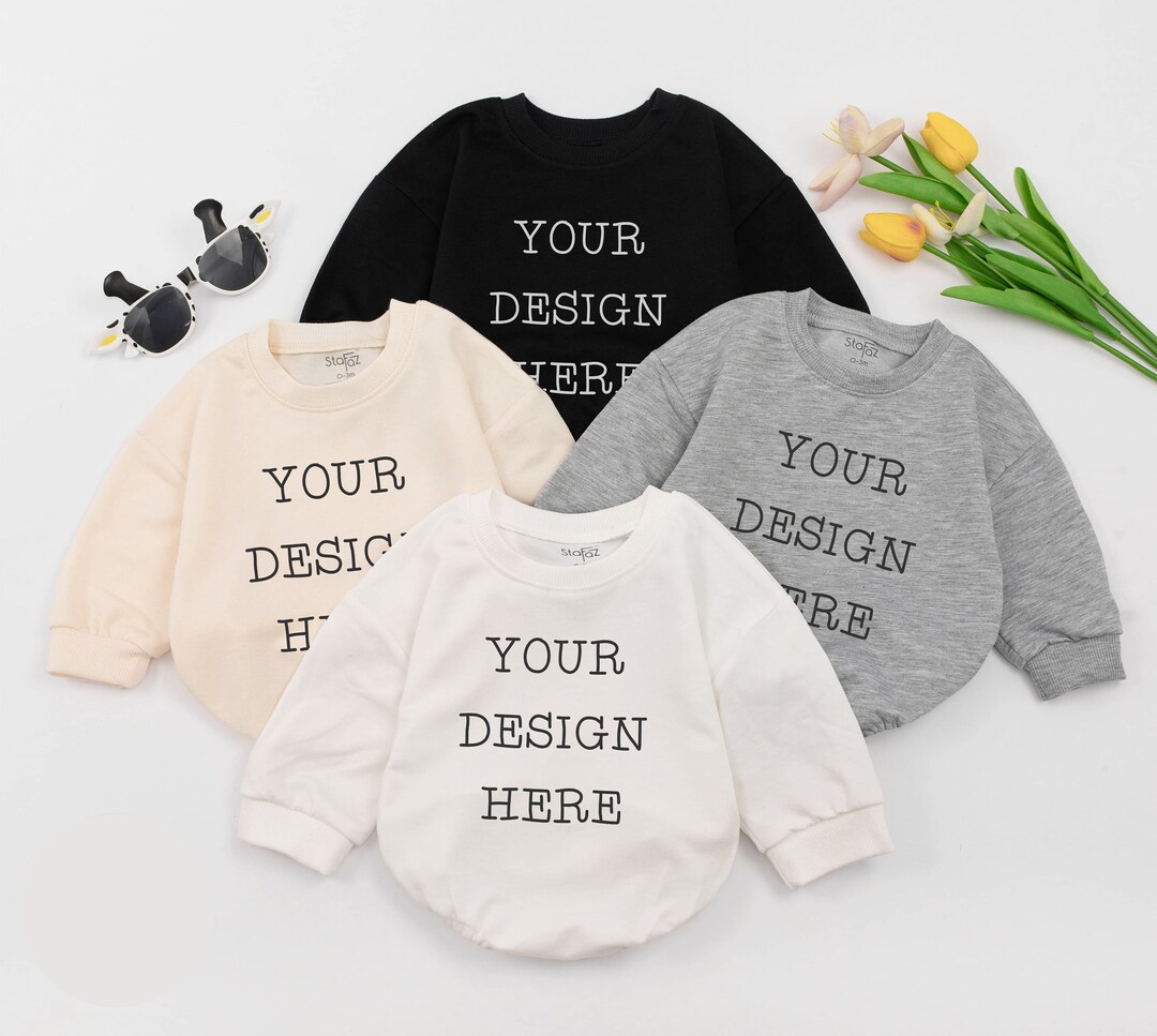 Bubble Baby Romper Your Logo With Custom Text Baby Clothes, Gift for ...