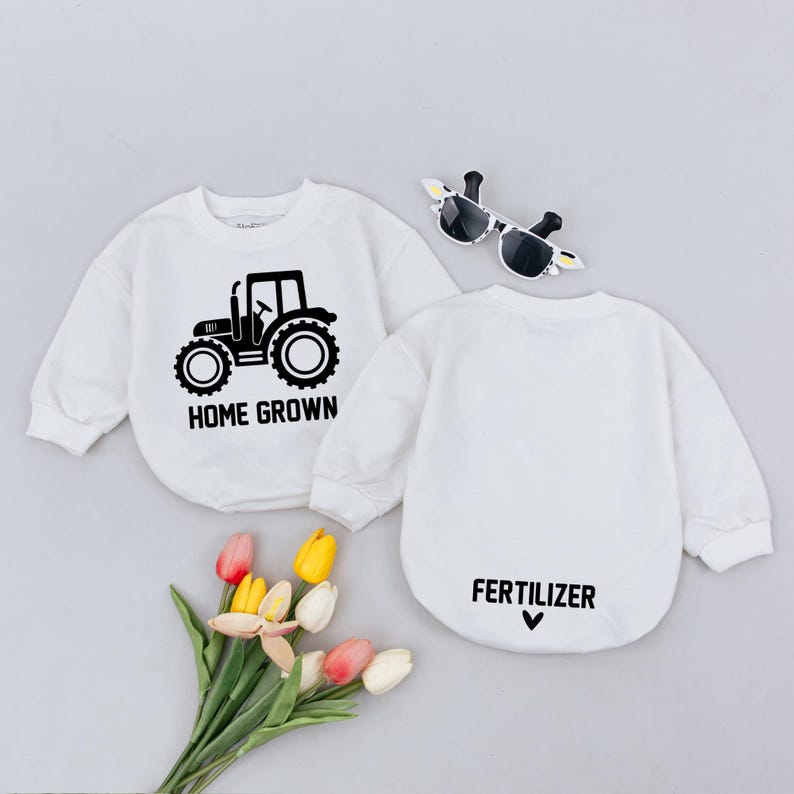 Home Grown Baby Romper, Fertilizer Baby Bodysuit, Funny Baby Gift, Baby ...
