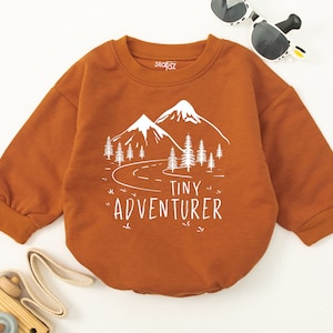 Tiny Adventurer Baby Romper, Adventure Baby Outfit, Forest Clothes ...