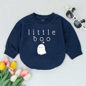Little Boo Baby Romper, Bubble Romper, Toddler Baby Halloween Bodysuit ...