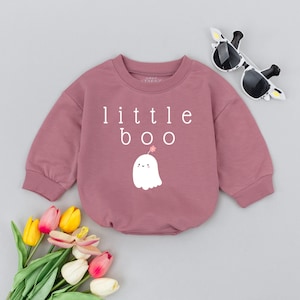 Little Boo Baby Romper, Bubble Romper, Toddler Baby Halloween Bodysuit ...