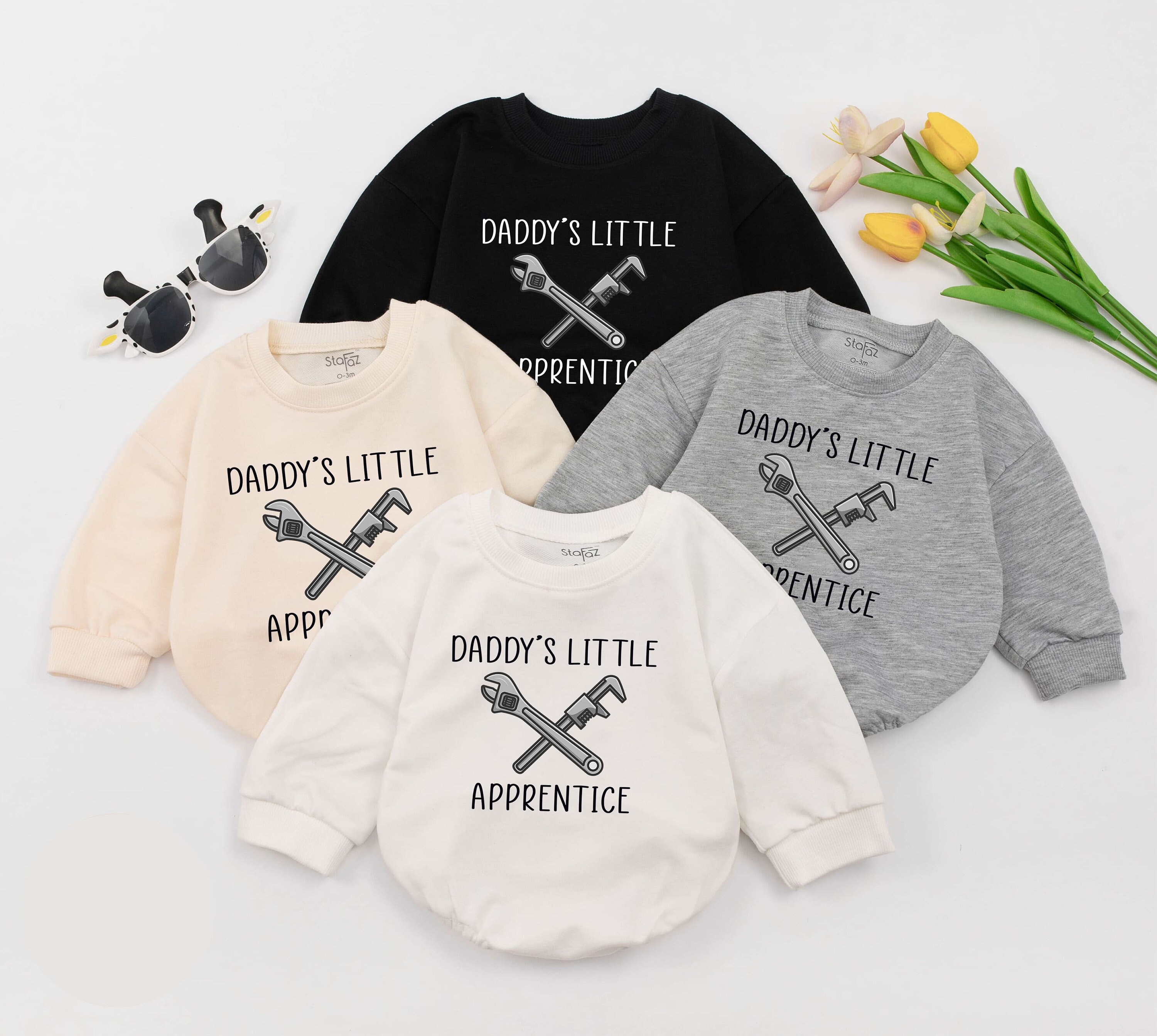 Daddy's Little Apprentice Baby Romper, Plumber Baby Gift, Union Baby ...