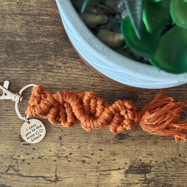 Macrame Keychain Pattern - Etsy