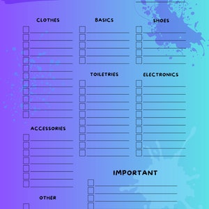 2023 Travel Checklist Printable Template, Travel Printable Planner ...