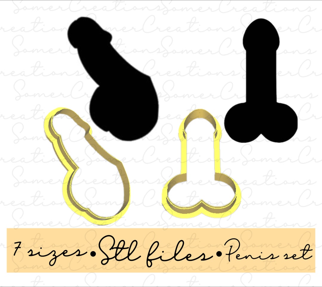 Penis Cutter Set .STL Custom Files for 3d Printer, Custom Cookie Cutters, Fondant Cutters - Etsy