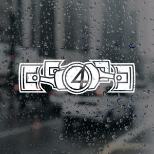 Flat 4 Boxer Engine Decal, Weatherproof, Gloss and Specialty Colors - Etsy