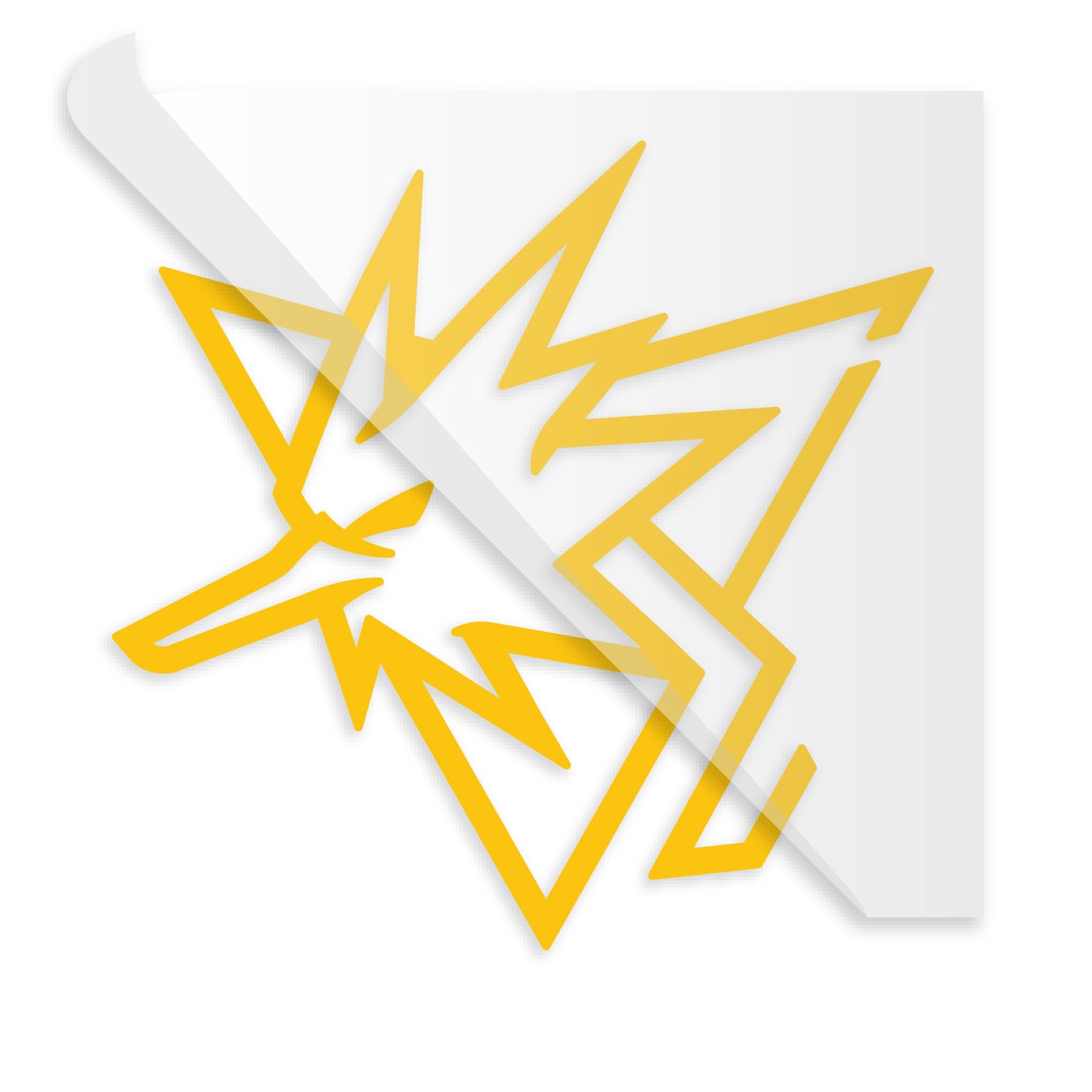 Pogo Team Instinct Zapdos Decal, Weatherproof, Gloss Finish - Etsy