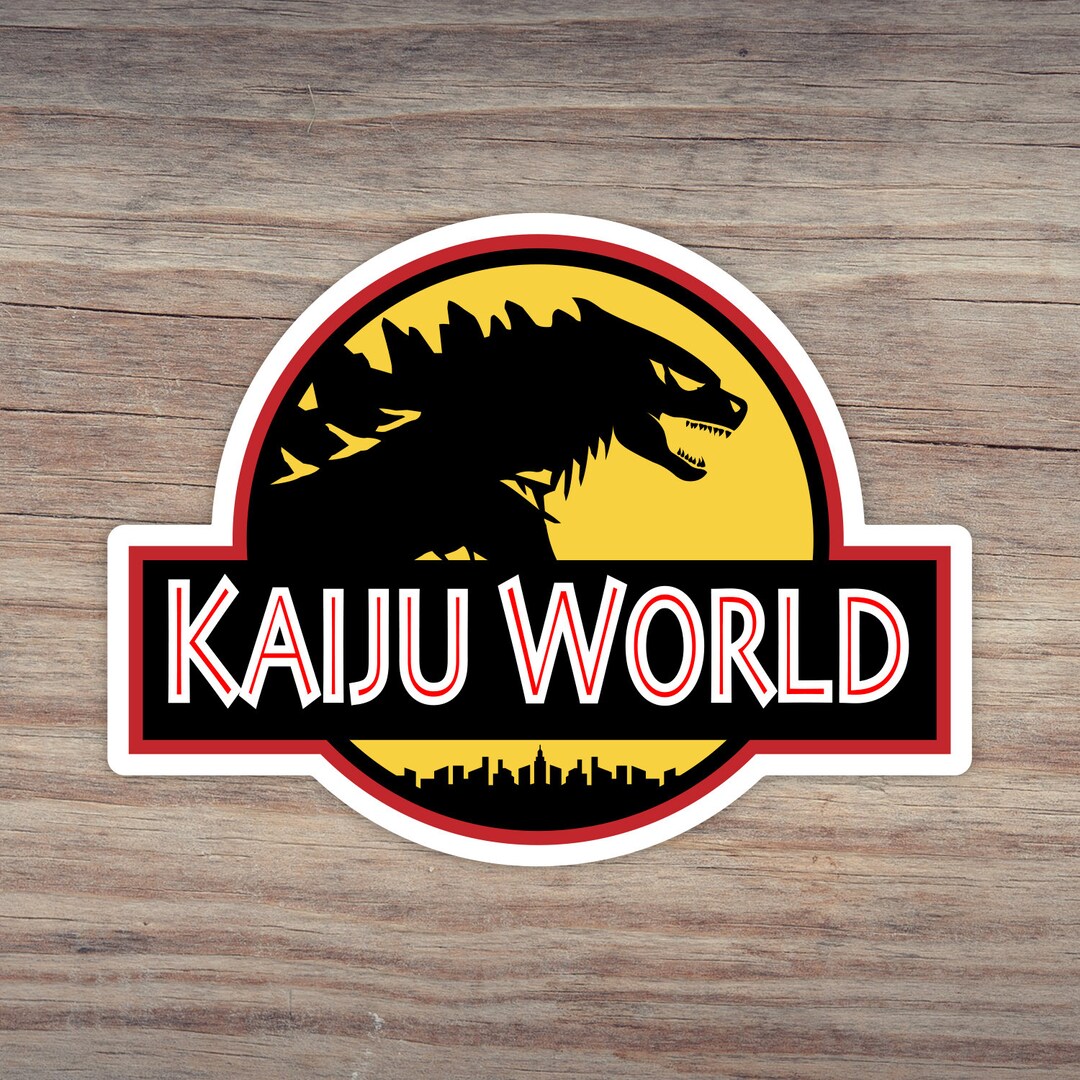 Kaiju World Giant Monsters Sticker Weatherproof Sticker gloss Finish - Etsy