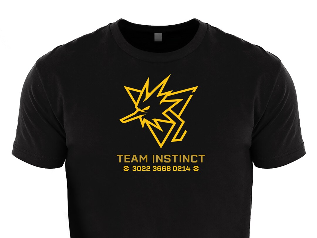 Pogo Team Instinct Zapdos Re-imagined Personalized Trainer Code T-shirt ...