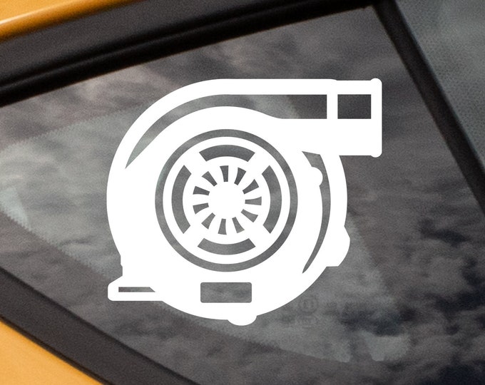 Turbo Decal Boosted Facing Left - Etsy