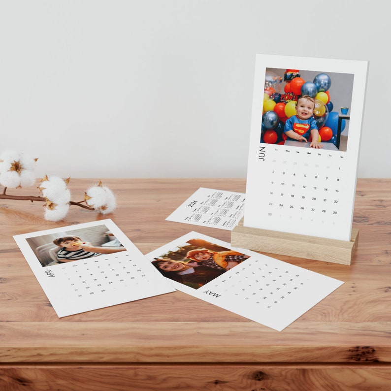 Custom Photo Calendar 2024 | Personalized 12-month Wall Desk Calendar ...
