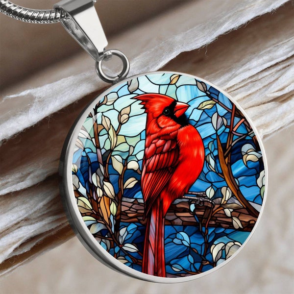Cardinal Pendant - Etsy