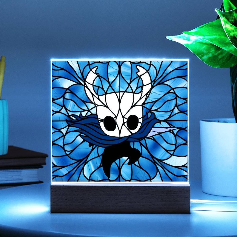Hollow Knight Stained Glass Acrylic Plaque Unique Decor Gift for Gamers ...