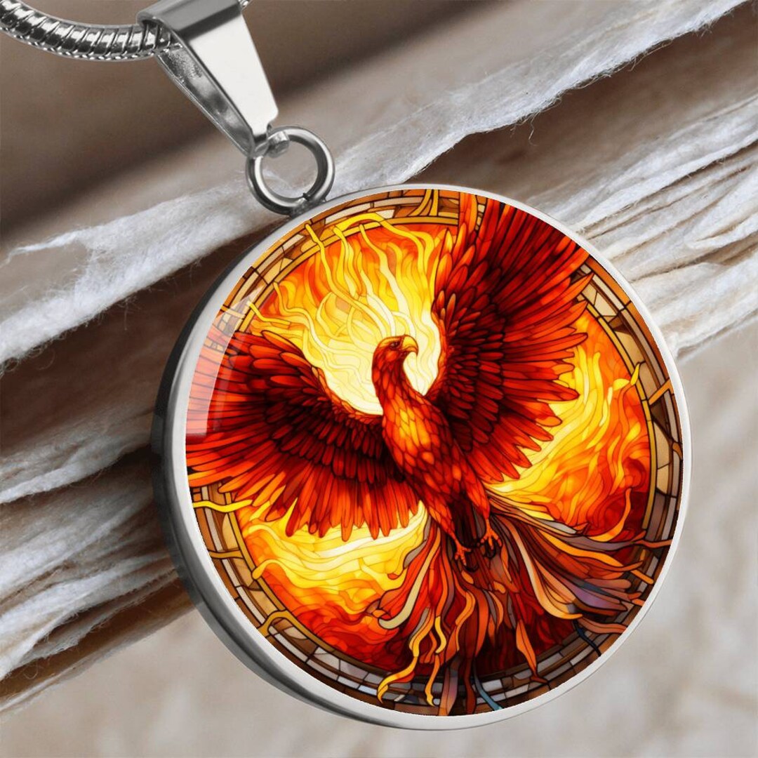 Phoenix Bird Personalized Necklace - Inspirational Gift for Women ...