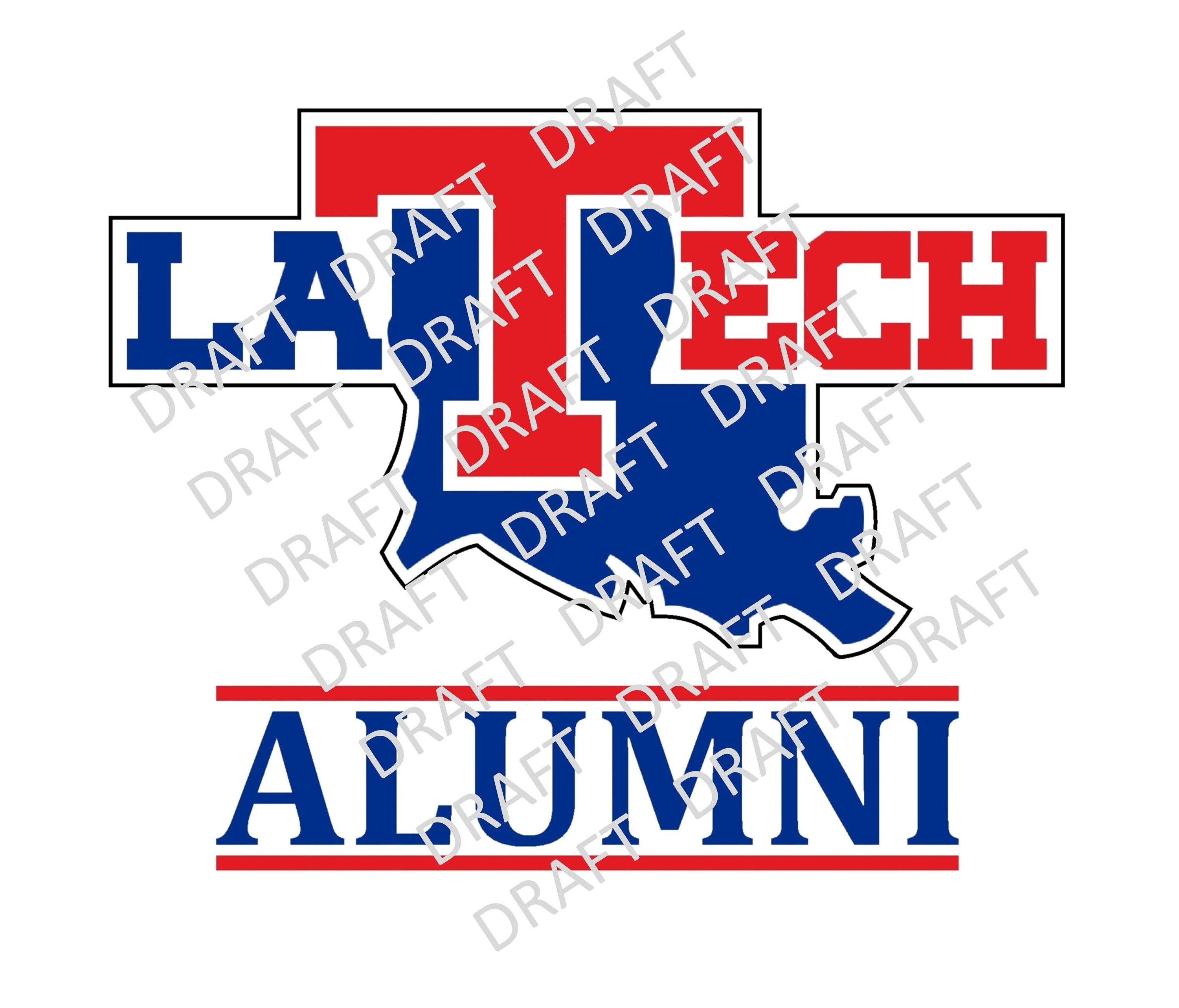 Louisiana Tech University Alumni 1 Logo Digital Design Instant Download - Etsy