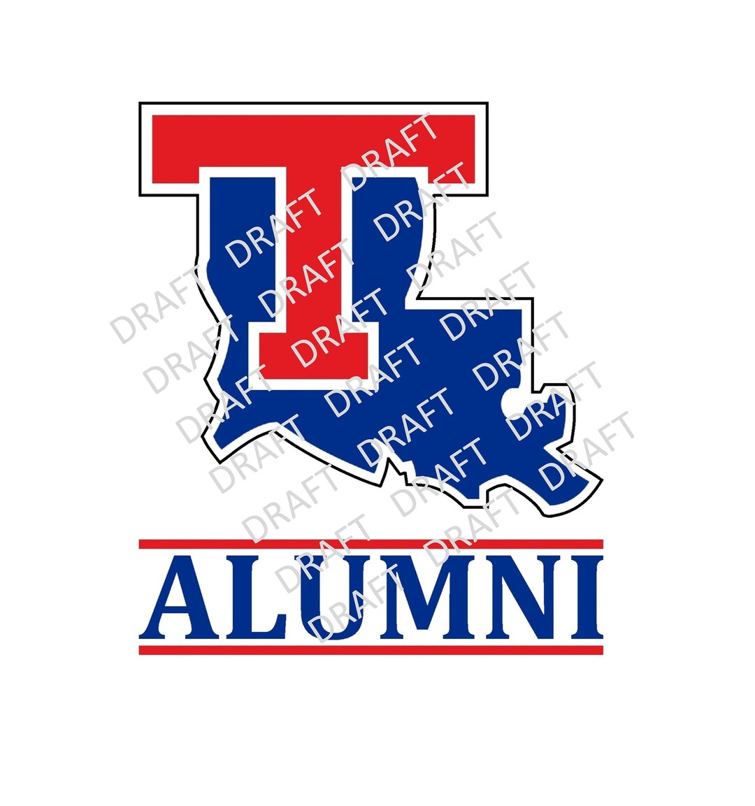 Louisiana Tech University Alumni 2 Logo Digital Design Instant Download ...