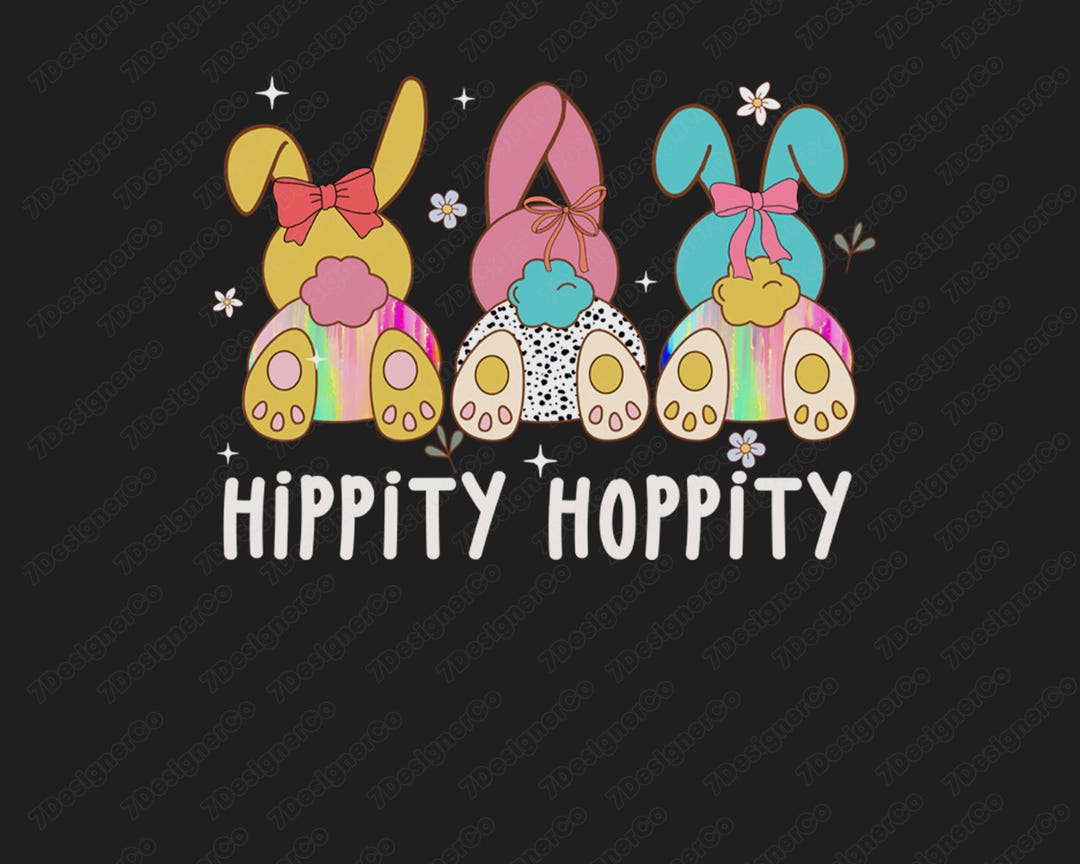Hippity Hoppity PNG, Easter Day Png, Easter Png, Easter Bunny Png ...