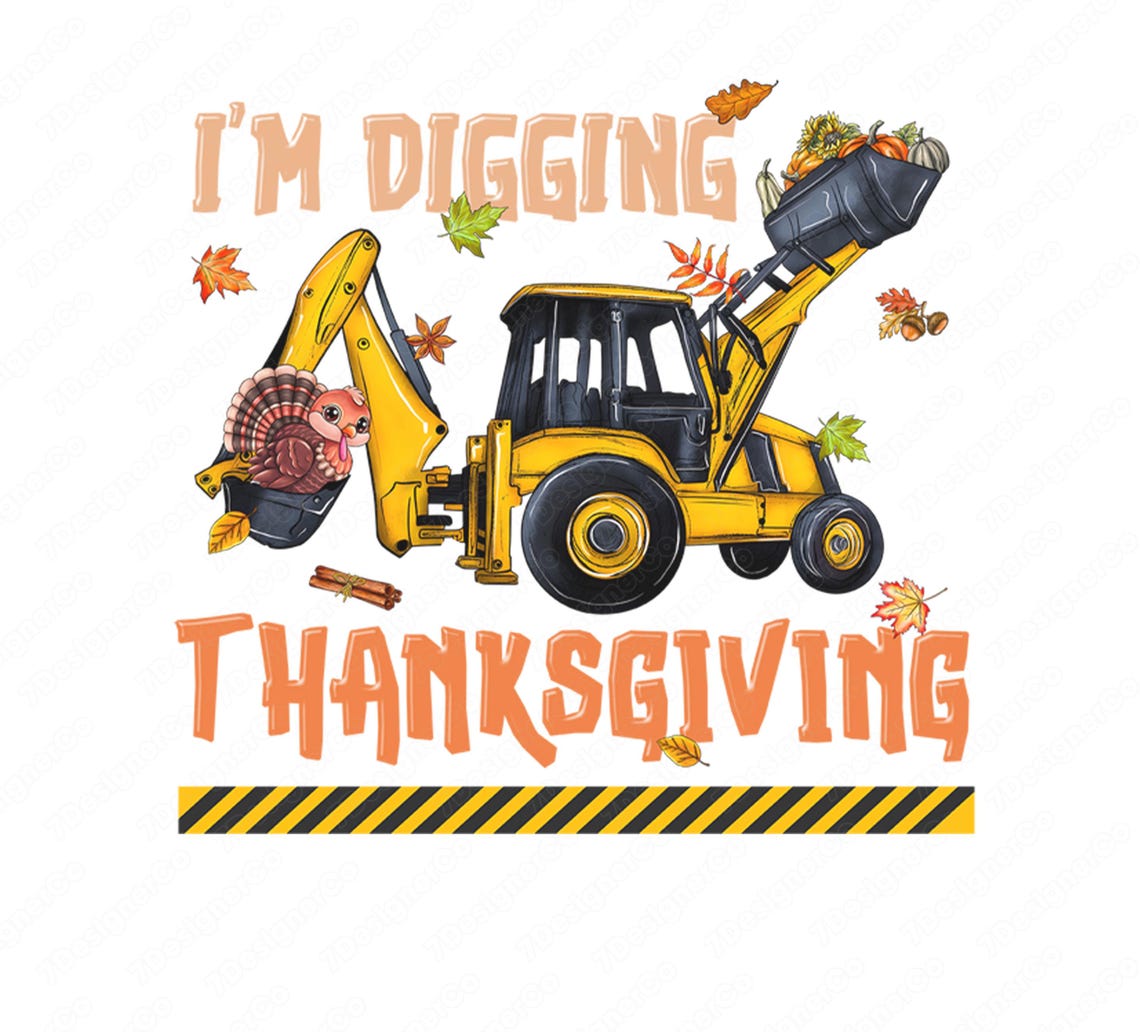 Turkey Construction PNG, Happy Thanksgiving PNG, Thanksgiving Turkey ...