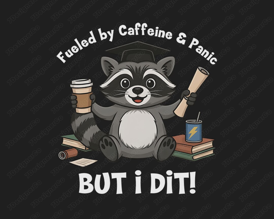 Raccoon Senior Png, Graduate 2025 Png, Class of 2025 Graduation, Last ...