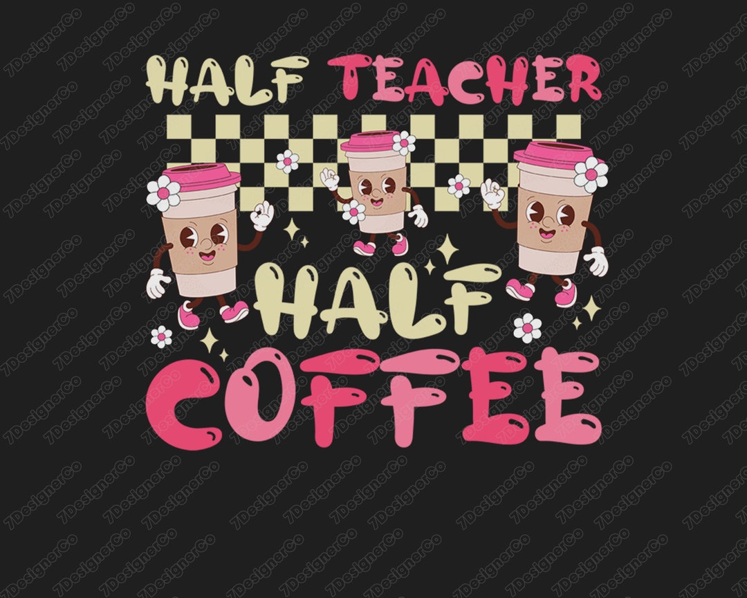 Half Teacher PNG, Back to School PNG, School PNG, First Day of School ...
