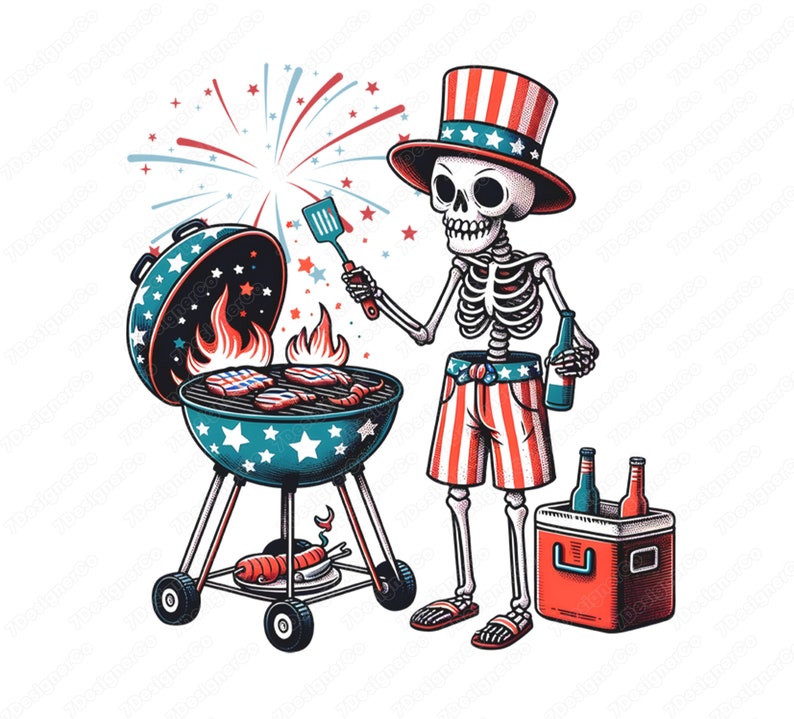 Fireworks 4th of July Png, Independence Day Png, 4th of July Png, BBQ ...