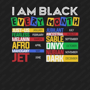 Black History Month PNG: Pride Design (digital Download) - Etsy