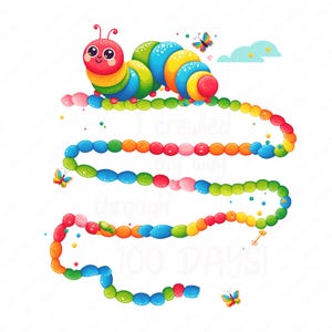 100 Days Cute PNG, 100 Days of School PNG, Back to School PNG, Teacher ...