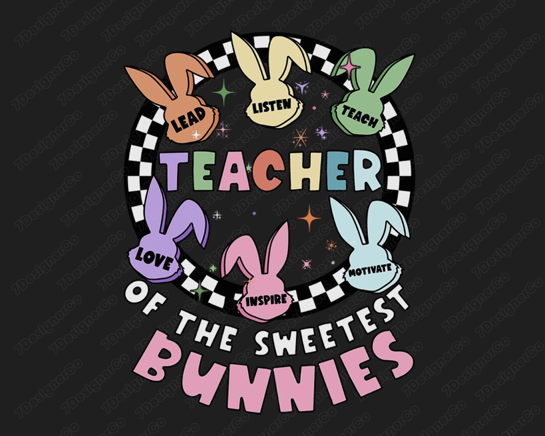 Teacher Bunnies PNG, Easter Day Png, Easter Png, Easter Bunny Png ...