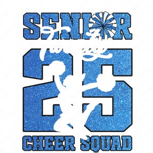 Senior 2025 Cheer Squad Png, Graduate 2025 Png, Class of 2025 ...
