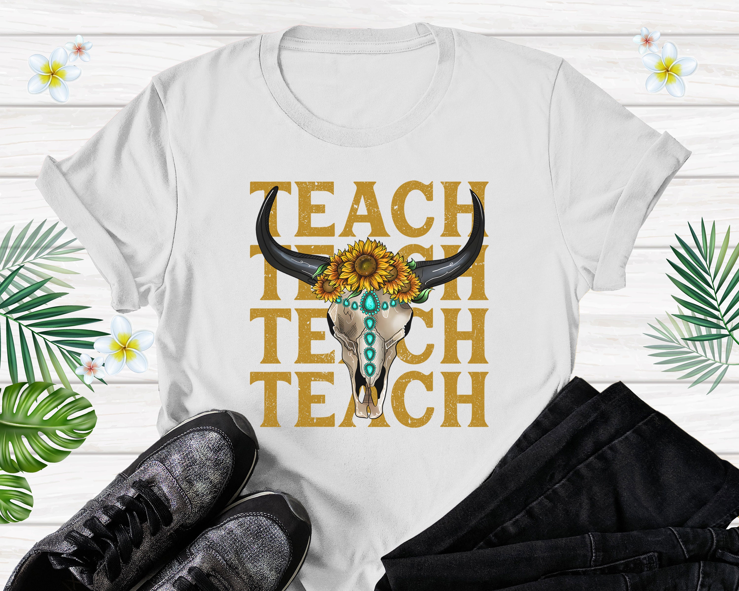 Teacher Cowgirl PNG, Back to School PNG, First Day of School, Teacher ...