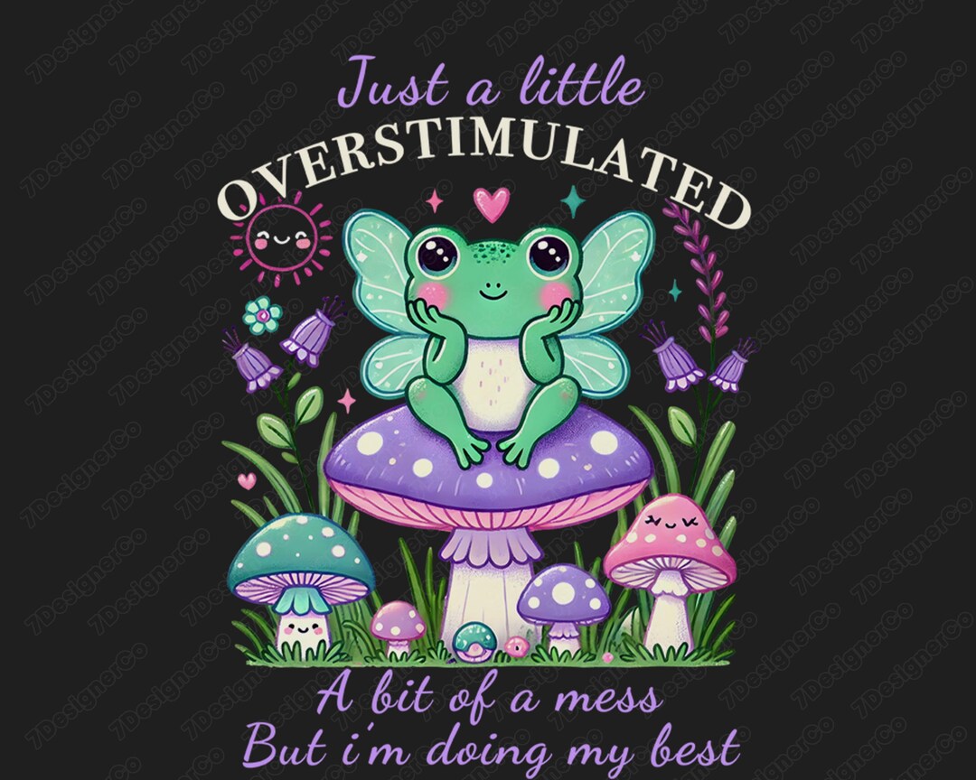 Frog Mushroom PNG, Autism Png, Autism Awareness Png, Autism Ribbon ...