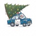 Merry Christmas Police Car Png, Merry Christmas Png, Christmas Family ...