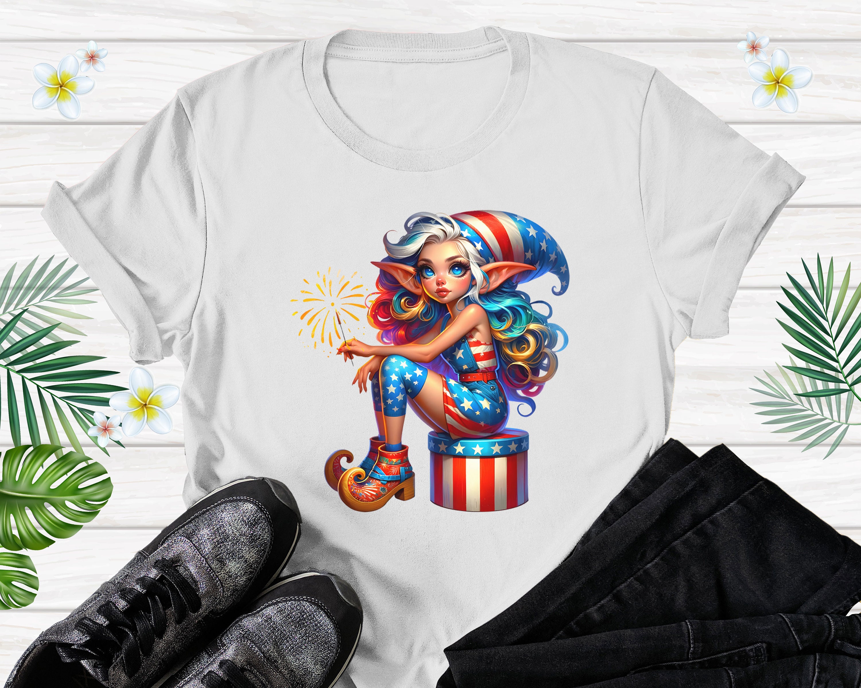 Elves 4th of July PNG, 4th of July PNG, Independence Day Png, American ...