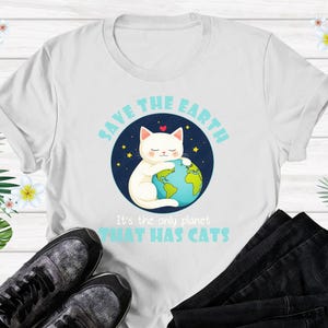 Cats Save Planet Earth Day PNG, Earth Day Png, Happy Earth Day Png ...