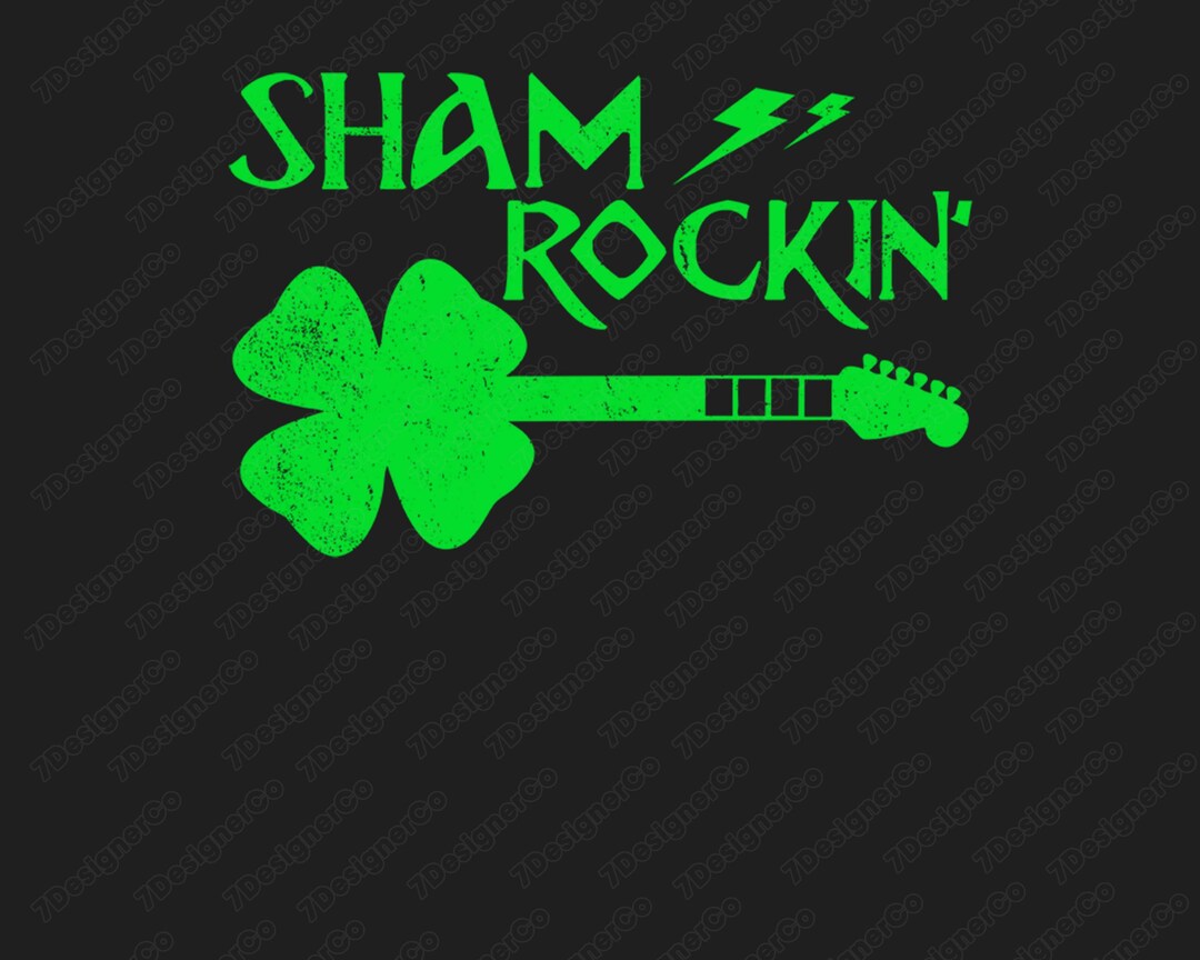 Sham Rockin Png, Patricks Day Png, Irish Day PNG, Shamrock Png, St ...