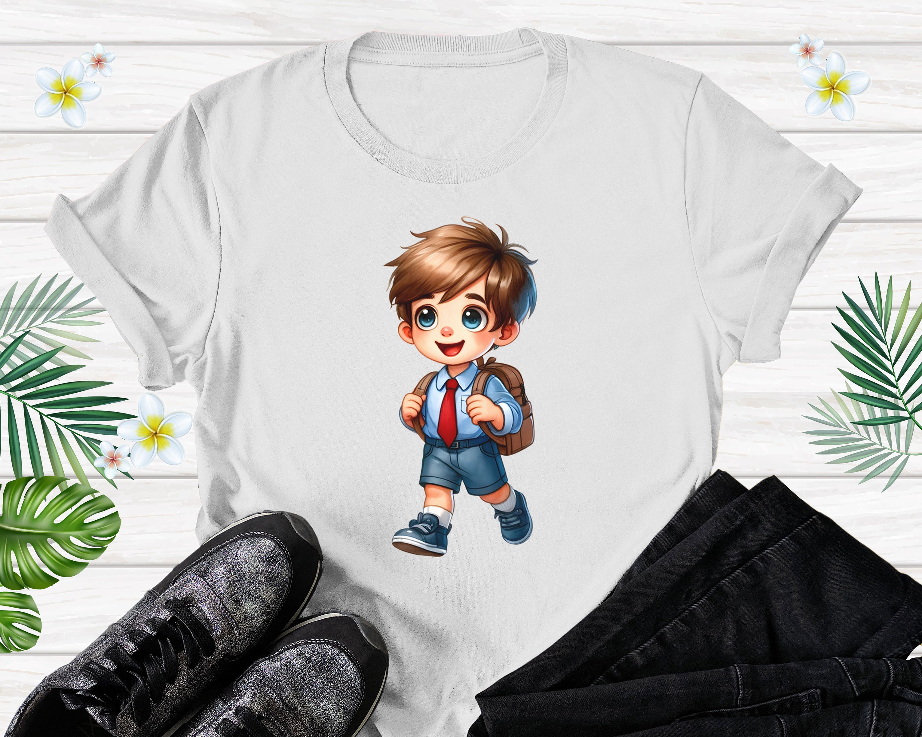 Chibi Student PNG, Back to School PNG, School PNG, First Day of School ...