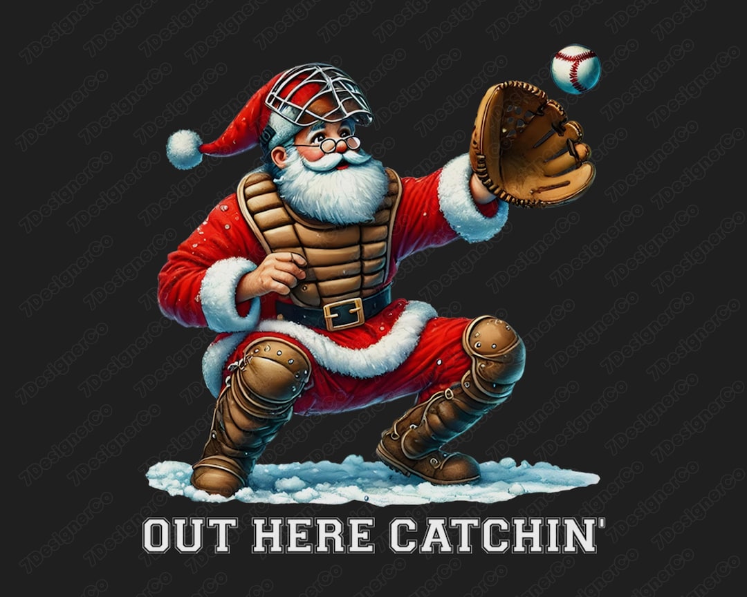 Santa Baseball Png, Merry Christmas Png, Christmas Family Png ...