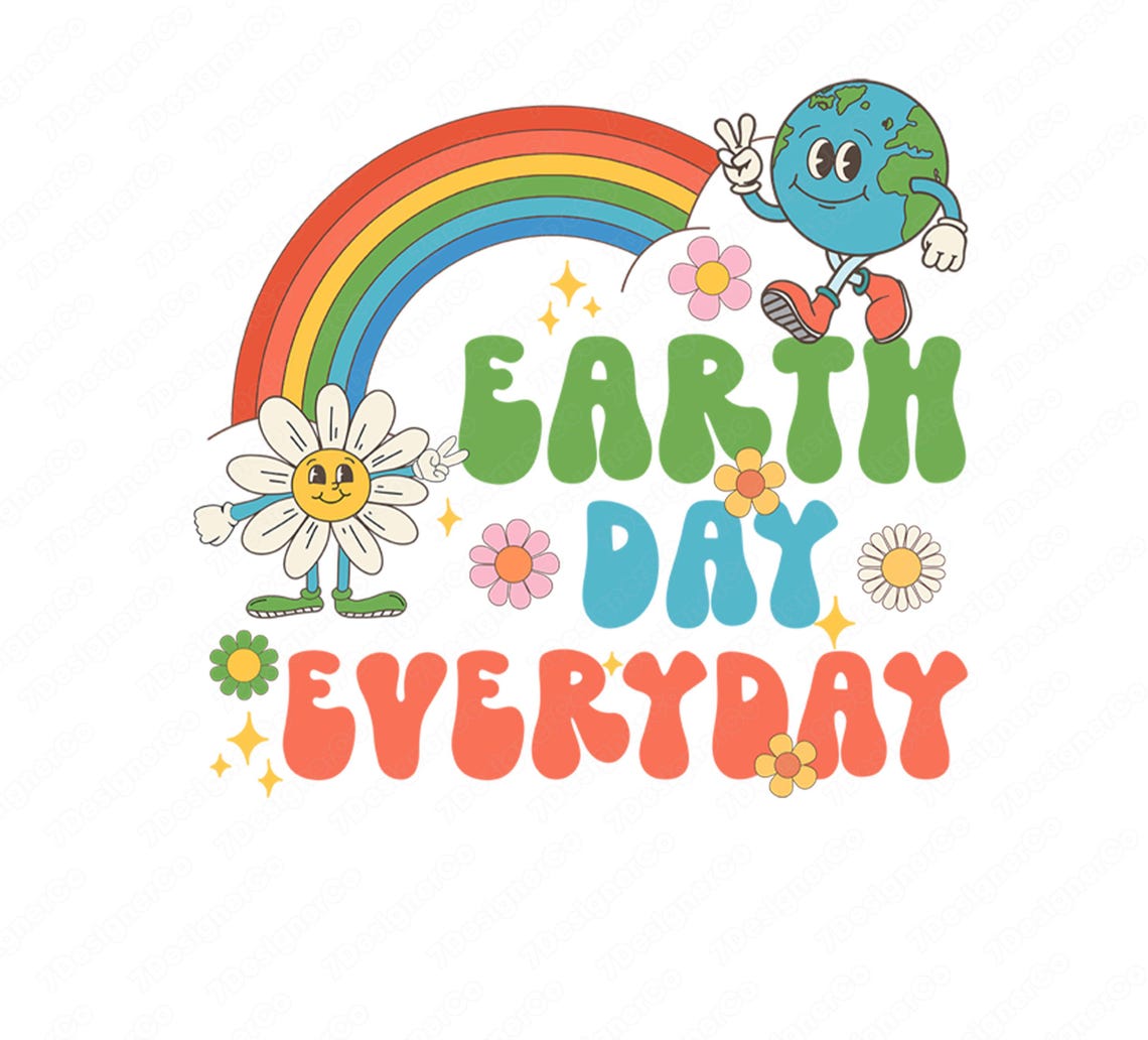 Earth Day Rainbow PNG, Earth Day Png, Happy Earth Day Png, Save the ...