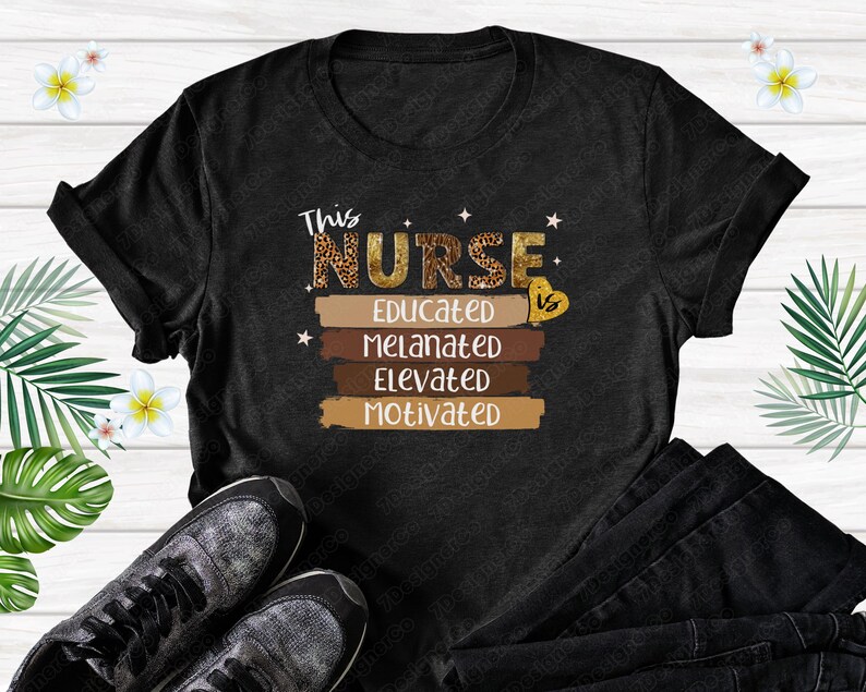 Afro Nurse PNG: Black History Month, Melanin Pride (digital Download ...
