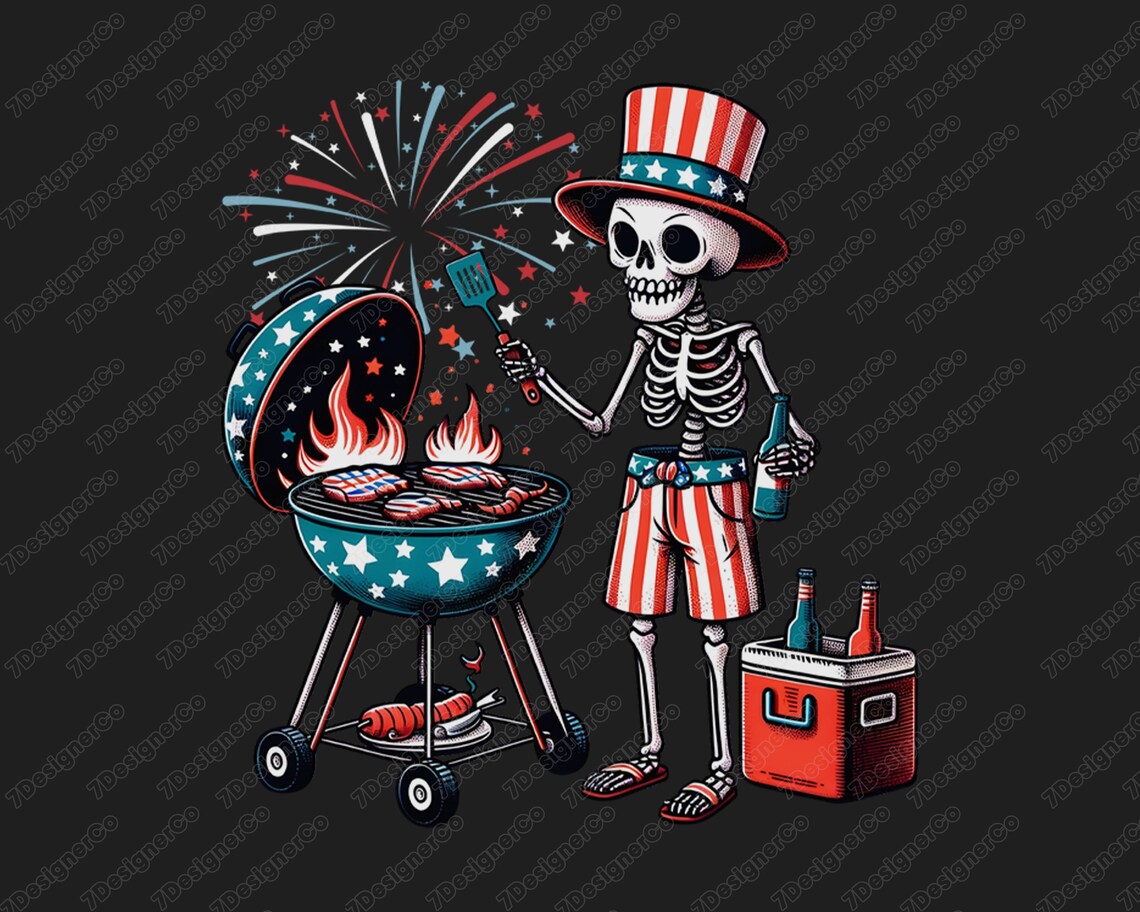 Fireworks 4th of July Png, Independence Day Png, 4th of July Png, BBQ ...