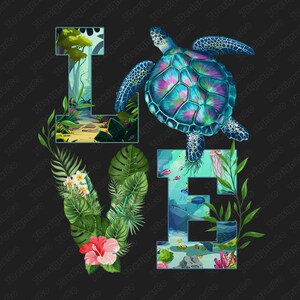Love Turtle Earth Day PNG, Earth Day Png, Happy Earth Day Png, Save the ...