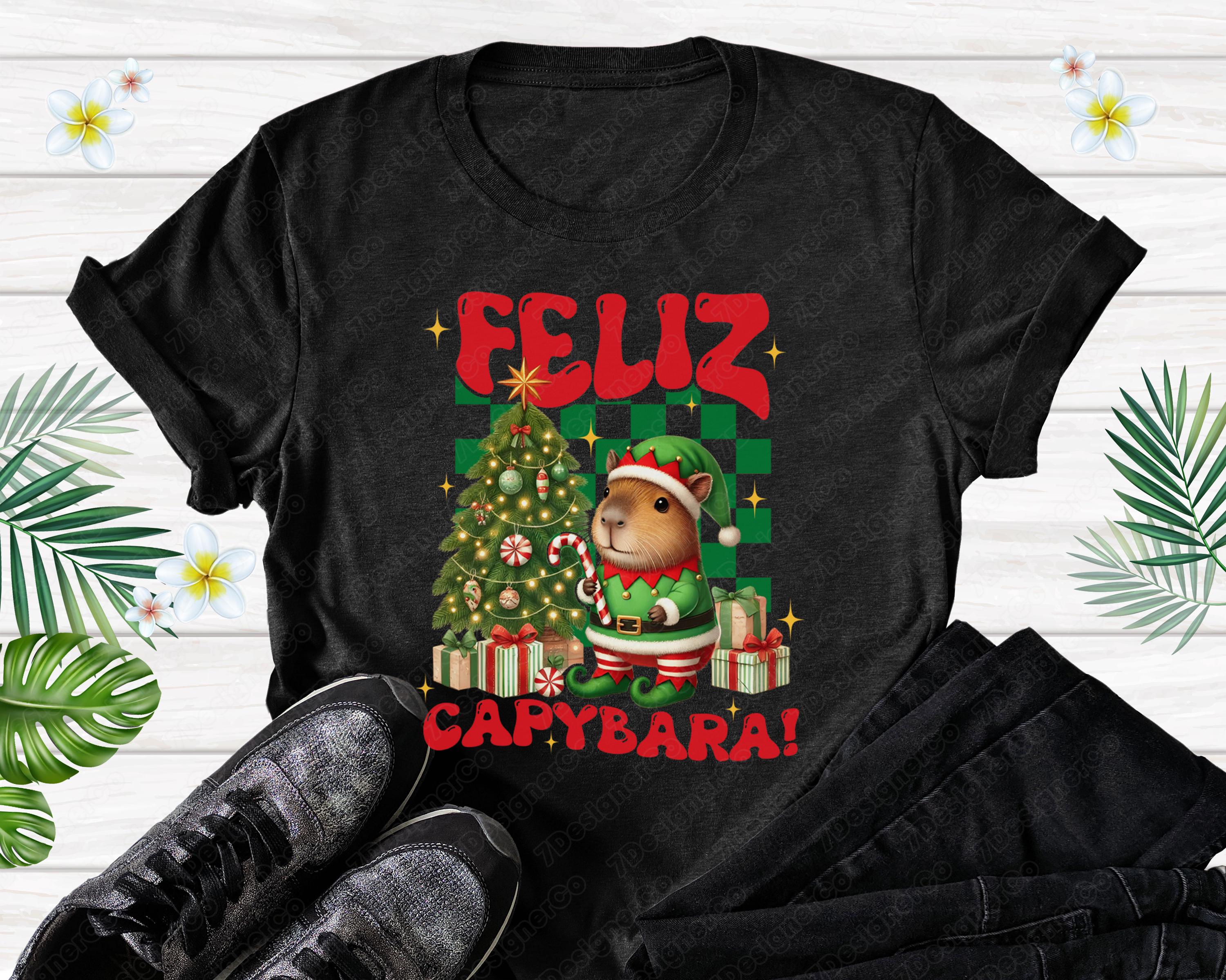 Capybara Christmas Png, Merry Christmas Png, Christmas Family ...
