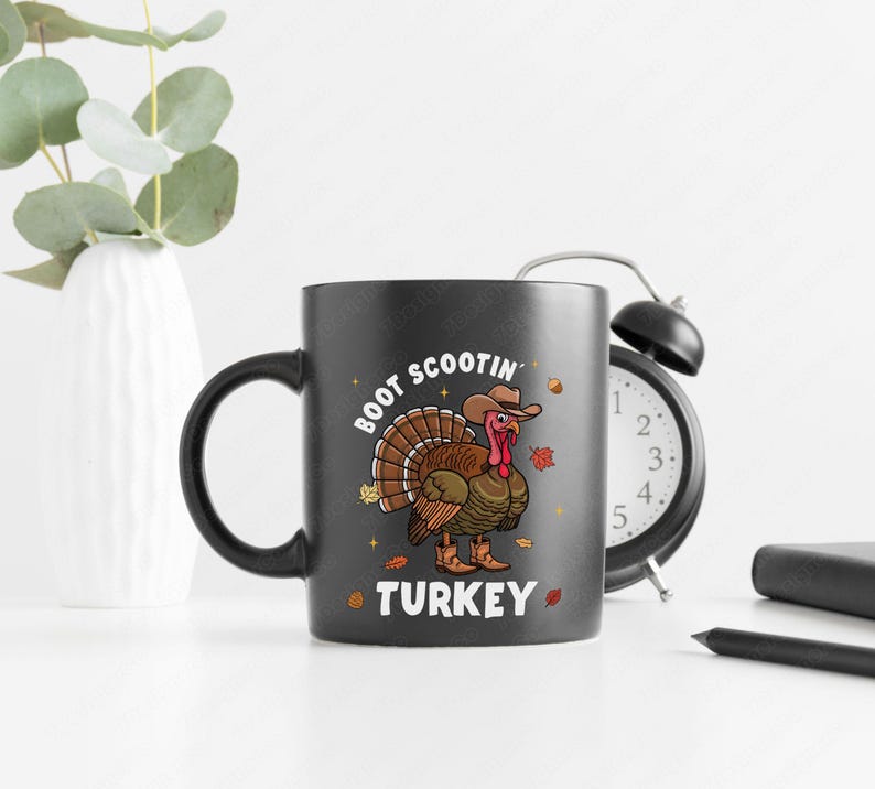 Cowboy Turkey Boot Scootin' Thanksgiving PNG (digital Download) - Etsy