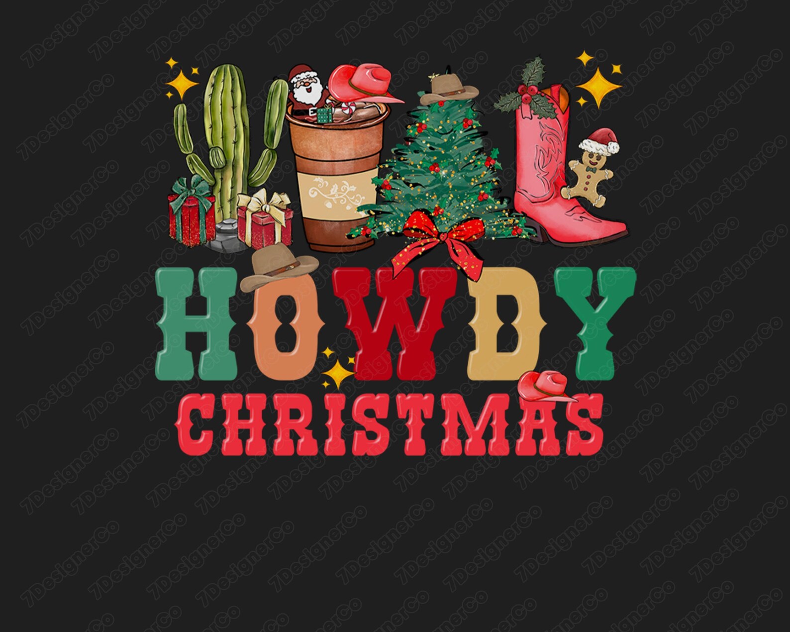 Howdy Christmas Png, Merry Christmas Png, Christmas Family Png ...